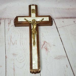 Unlisted | Other | Vintage Catholic Wooden Crucifix Cross With Hidden ...